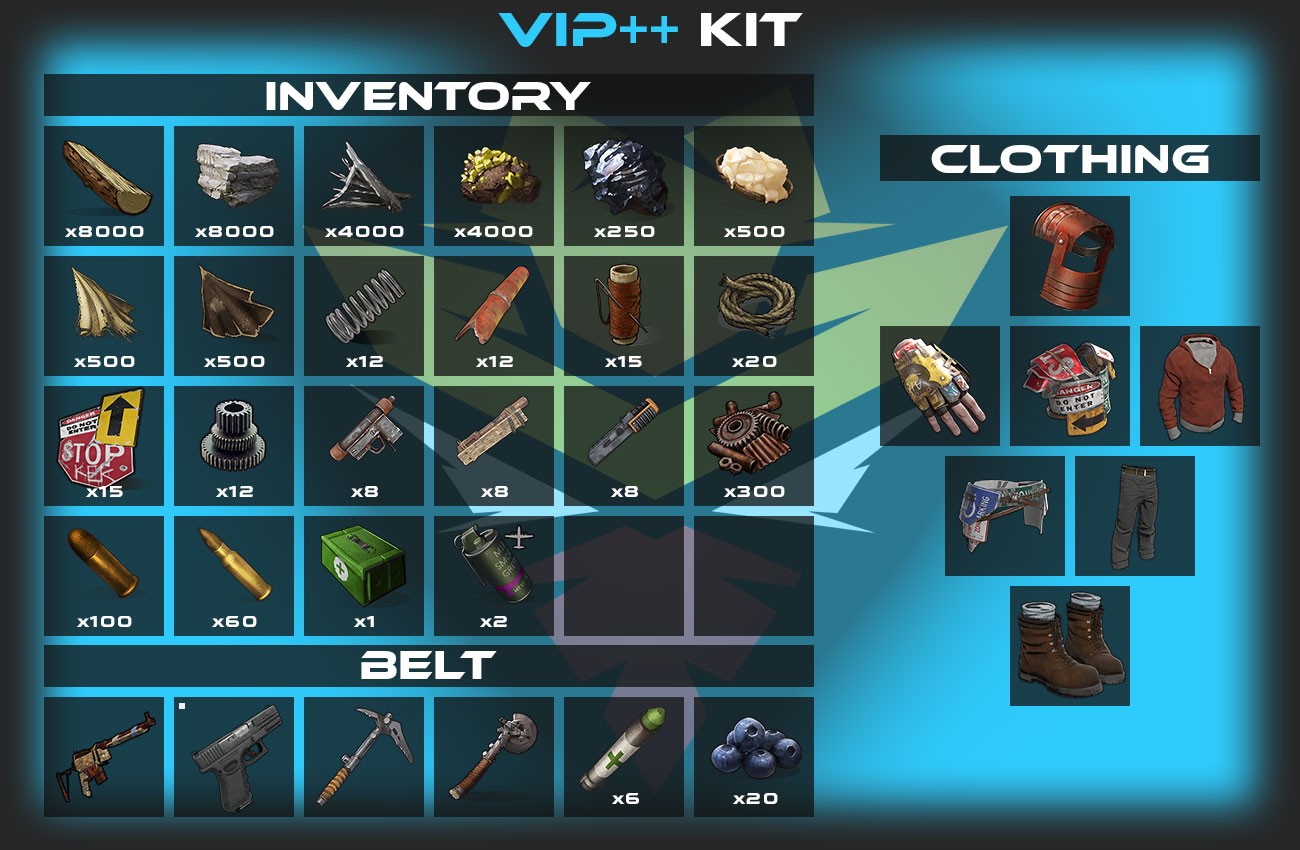 RUST | NITROGAME | KITS VIP